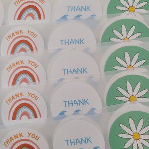 Office | 5 Thank You Stickers 5 Designs 15 | Poshmark